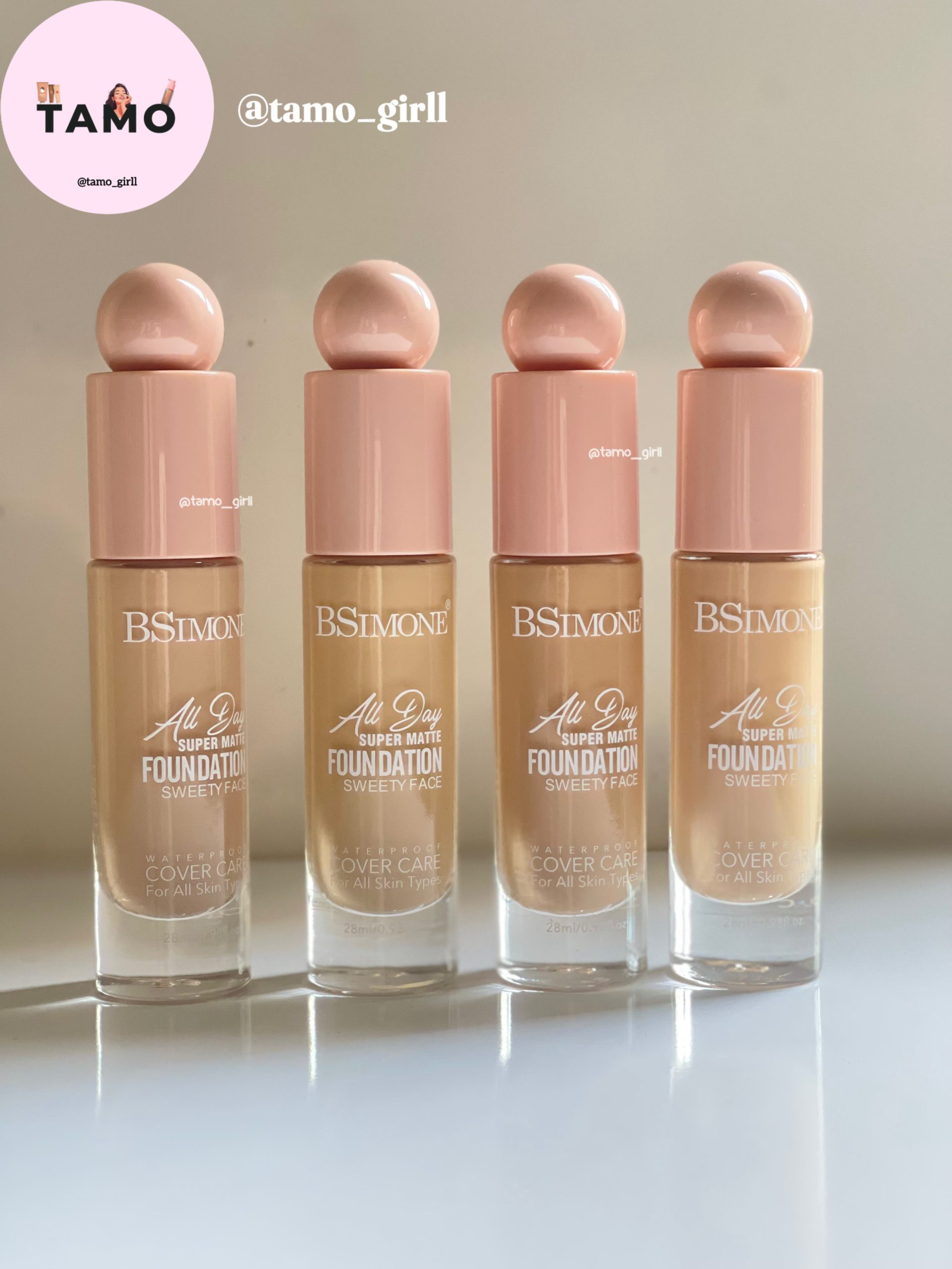 کرمپودر فول کاور برند Bsimone – تامو گرل